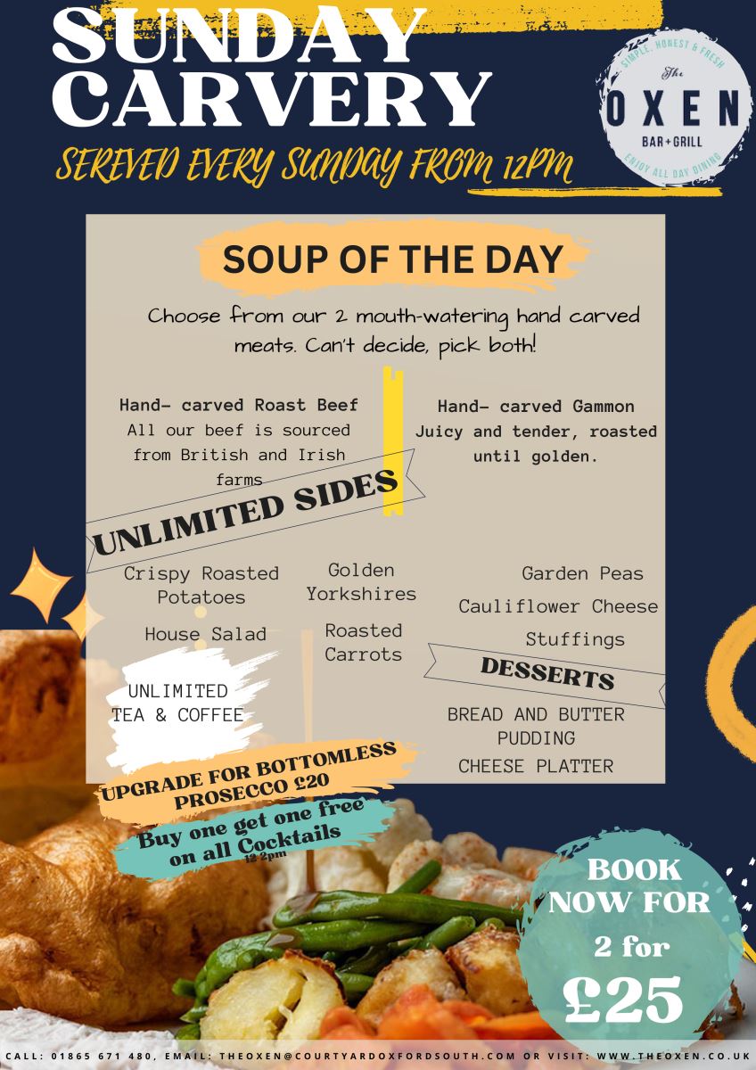 The Oxen Bar & Grill - Restaurant in Abingdon, Oxfordshire - Visit South East England